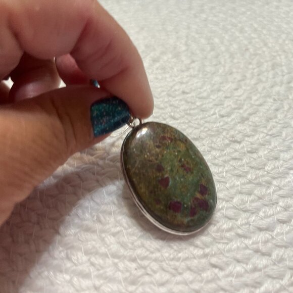 Handmade | Jewelry | Natural Ruby Fuchsite Handmade Sterling 925 ...